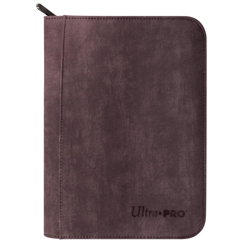 Suede Collection Zippered 4-Pocket Premium PRO-Binder - Amethyst ...